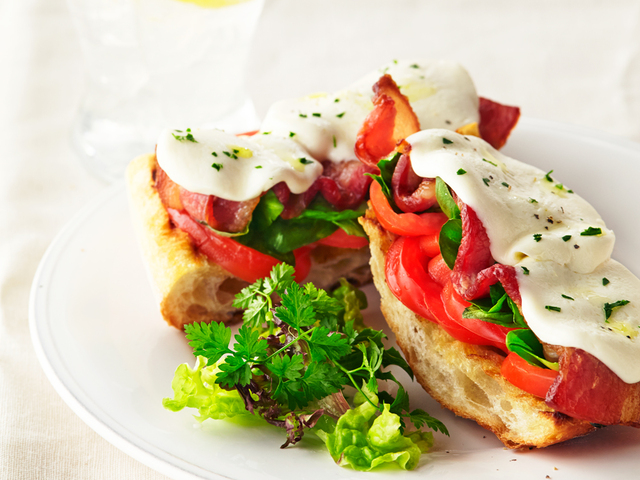 Bacon and Balsamic Caprese Grillbread featuring Galbani® Fresh ...